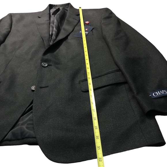 Chaps | Suits & Blazers | Chaps Ralph Lauren Blazer Mens 44r Dark Charcoal Jacket New With Tags ...